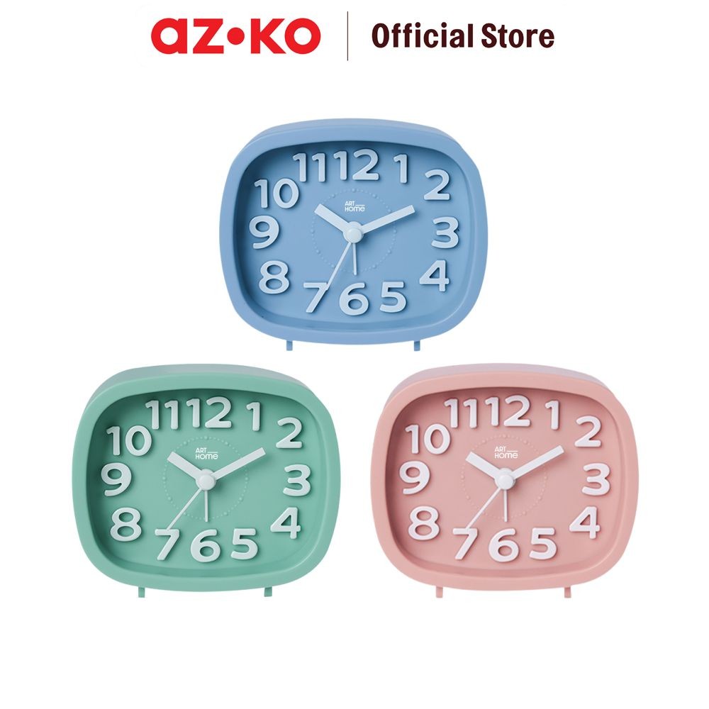Jual AZKO Arthome 10.3 cm Jam Weker Elp Hya035 Alarm Clock Waker Clock ...