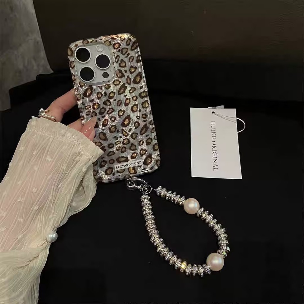 Jual SilikonCase+Gelang Motif Macan Tutul Unik SoftCase Untuk iPhone 11 PRO MAX 12 PRO MAX 13 ...