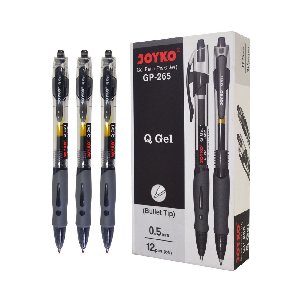 Jual Ballpoint Gel 0.5mm Joyko GP 265 JK-100NT Easy Gel K-1 M&G AGP02372 | Shopee Indonesia