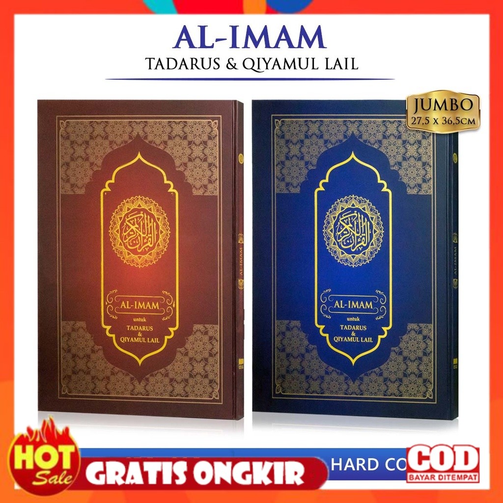 Jual [PREMIUM ORIGINAL] Al Quran Besar Jumbo 27 x 36 Cm Al Imam Untuk ...