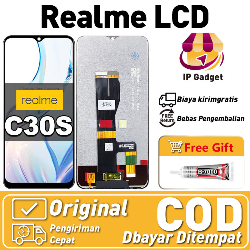 Jual Original LCD REALME C30S fullset ori asli Layar hp touchscreen ...