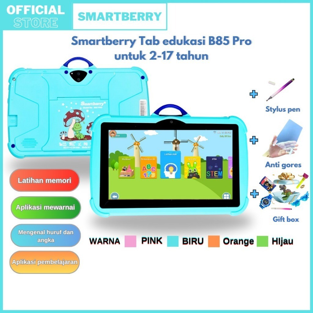 Jual SMARTBERRY SMART2030 KIDS STUDY TAB B85 PRO Kids Tablet / Tablet ...