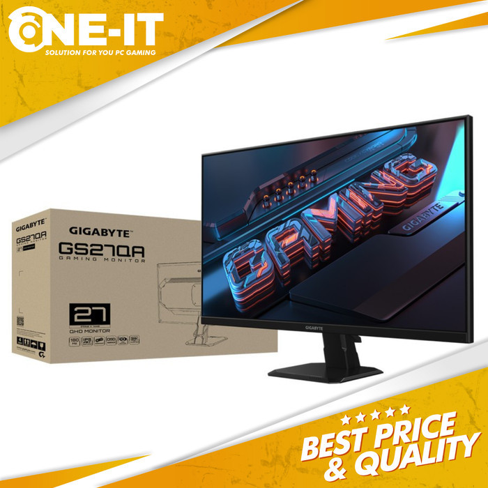 Jual GIGABYTE GS27QA Gaming Monitor | GS27QA-EK 27" QHD SS IPS 1ms ...