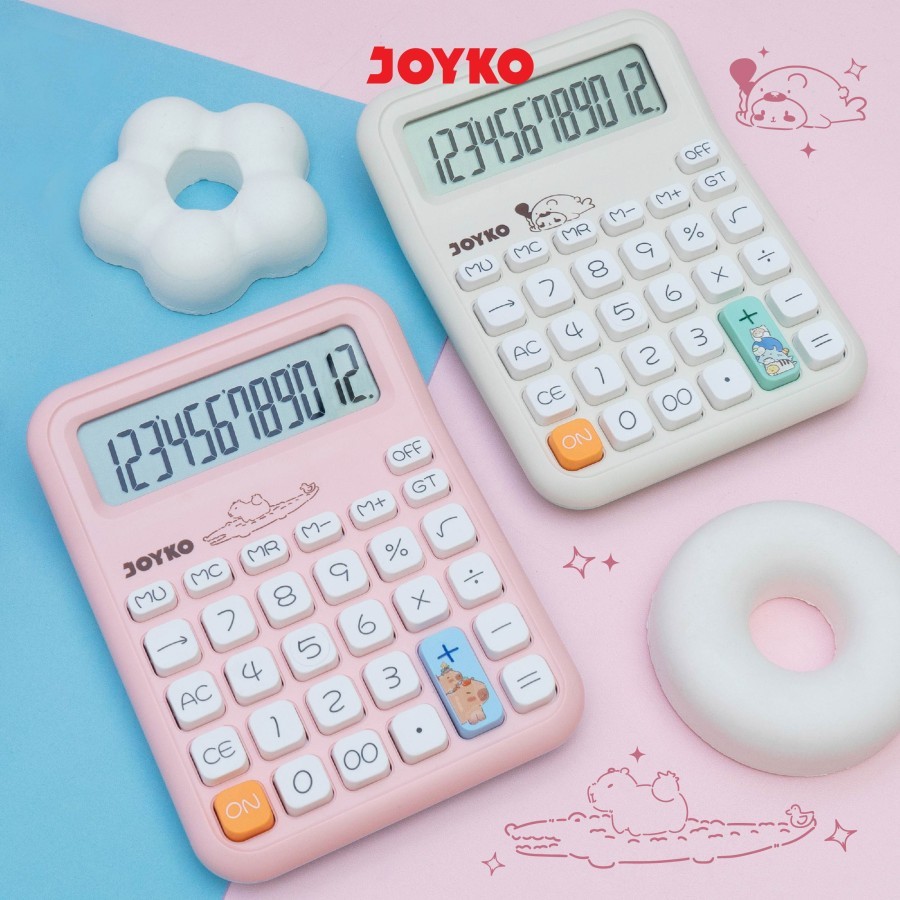 Jual Kalkulator Pastel Color JOYKO CC-72CO - Calculator Full Color 12 ...