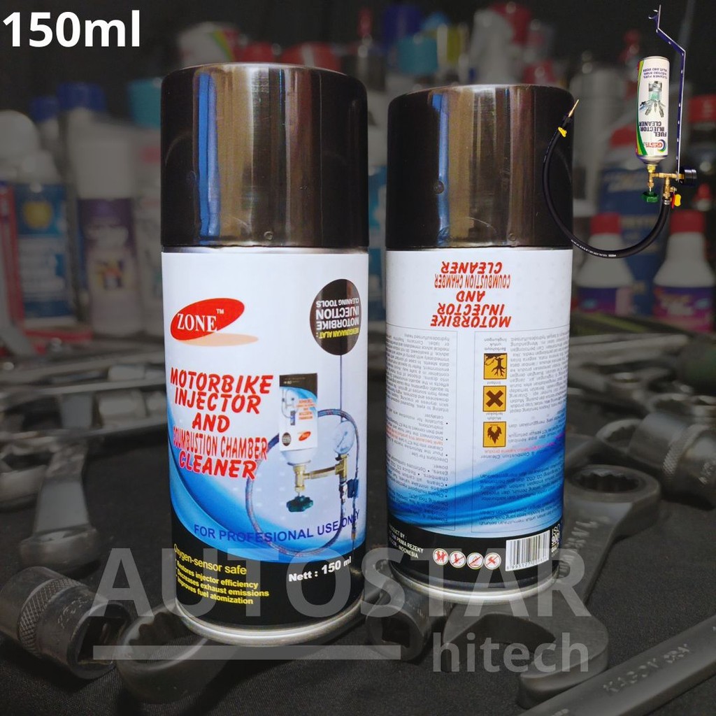 Jual ZONE MOTORBIKE INJECTOR CLEANER ULIR GAS 150ML cairan pembersih ...