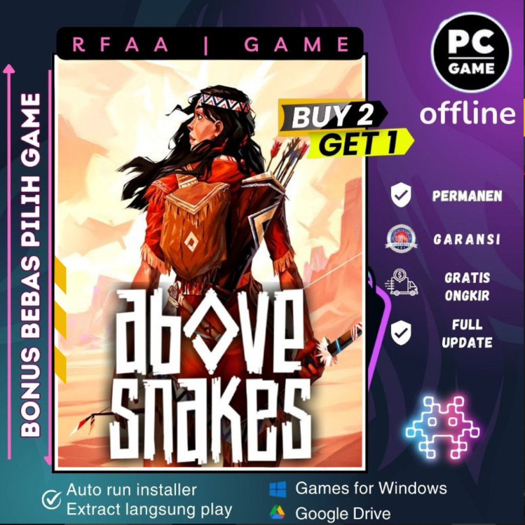 Jual ABOVE SNAKES | GAME PC - LAPTOP - DL | Shopee Indonesia