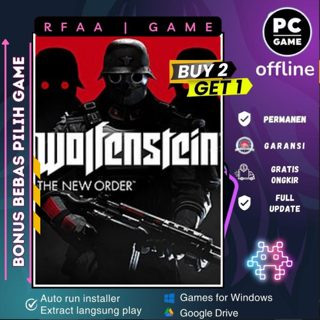 Jual WOLFENSTEIN THE NEW ORDER | GAME PC - LAPTOP - DL | Shopee Indonesia
