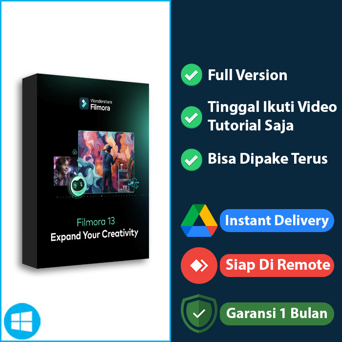 Jual Aplikasi Software | Wondershare Filmora 13 | Shopee Indonesia