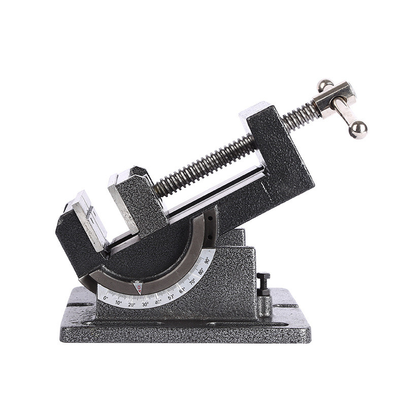 Jual 3"/4" Precision Milling Machine Vise Tilting Guide Rod Angle Flat ...