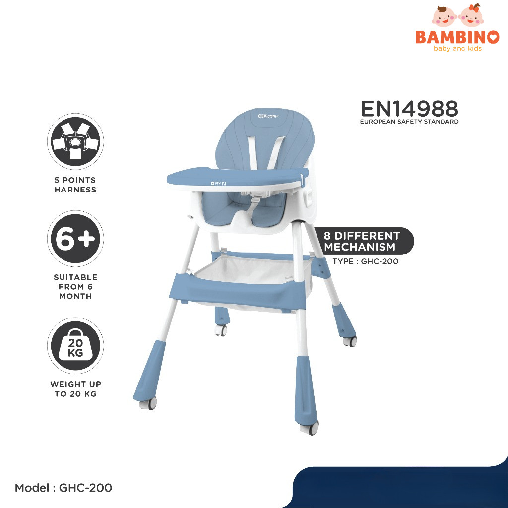 Jual GEA Baby Comfy Multifunction convenient high chair 8 in 1 (GHC-200 ...