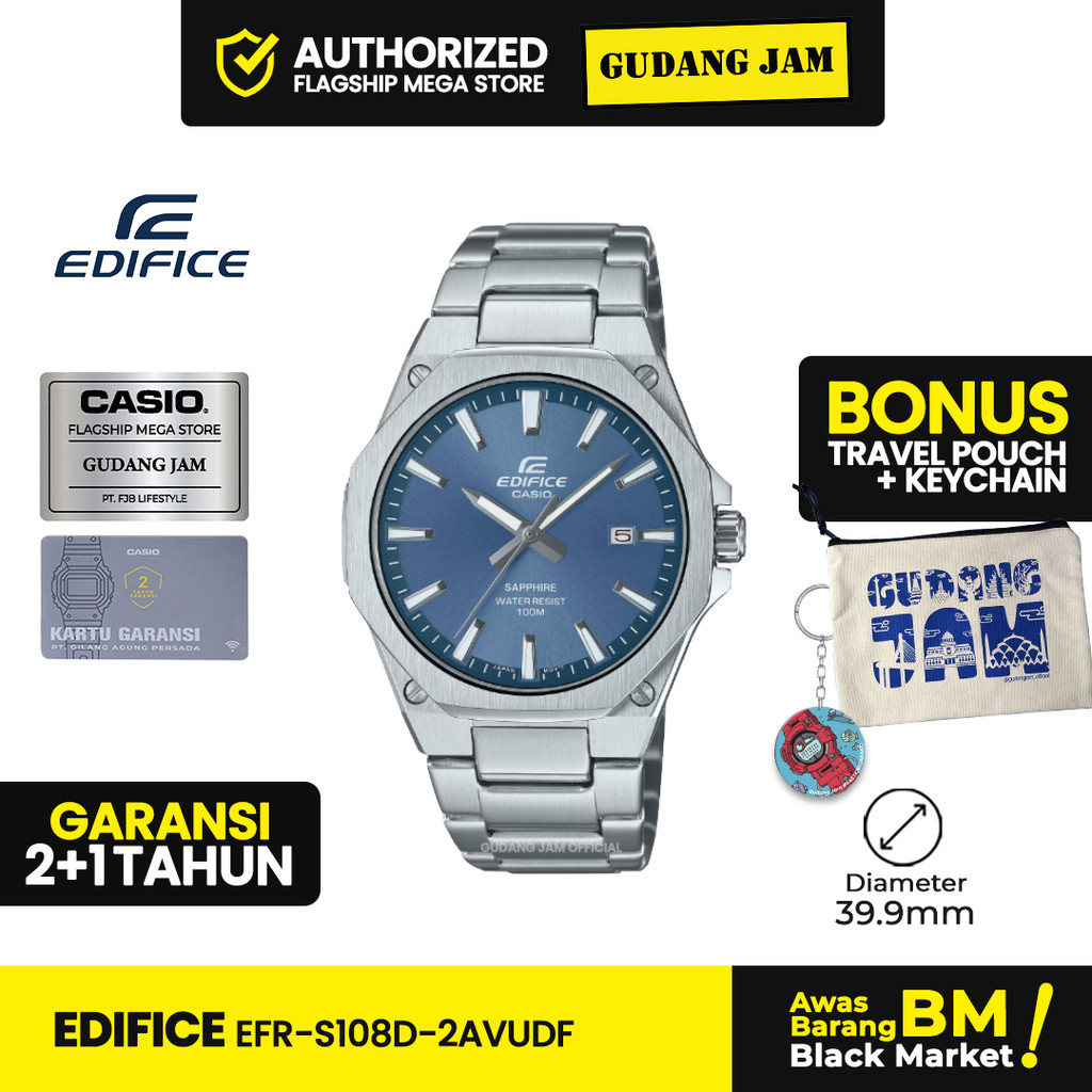 Jual Edifice EFR-S108D-2AVUDF EFR-S108D EFR-S108 EFRS108D EFRS108 | Shopee Indonesia