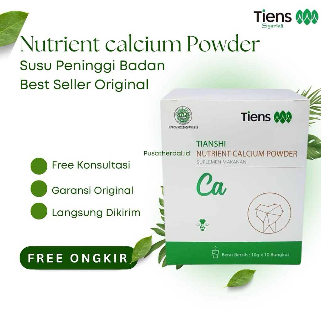 Jual (AMPUH) TIENS PENINGGI BADAN NUTRIENT CALCIUM POWDER SUSU KALSIUM ...