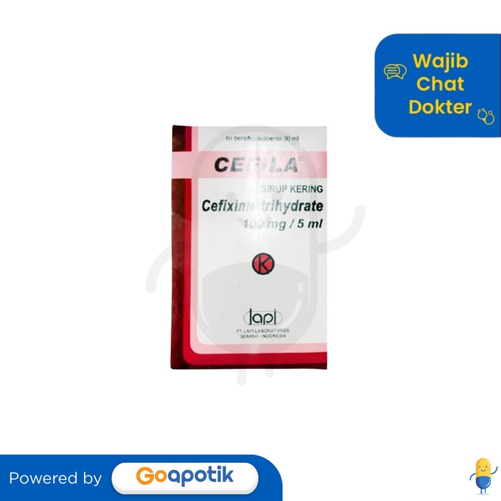 Jual Cefila 100 Mg/5 Ml Dry Syrup 30 Ml | Shopee Indonesia