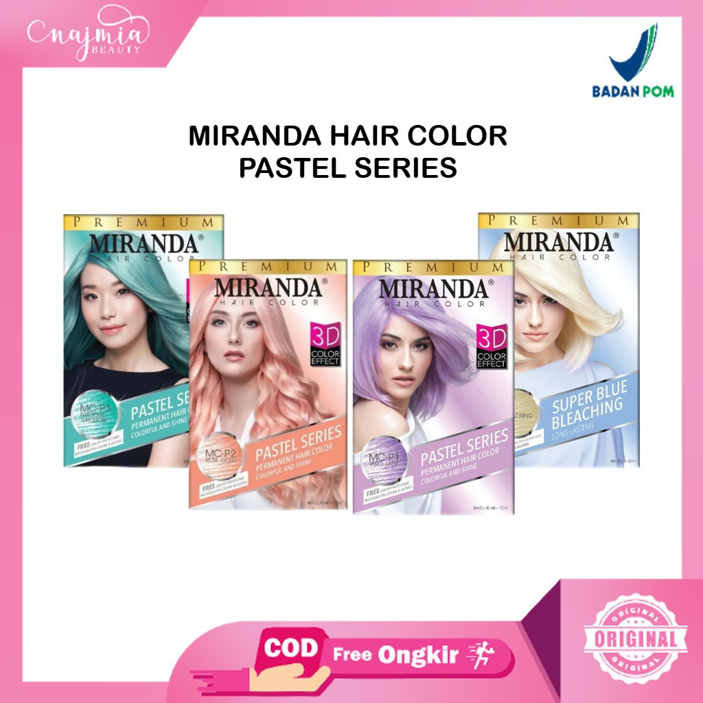 Jual Najmia 2 (Beli 2 lbh murah) Miranda Hair Color Pastel Series - Cat ...