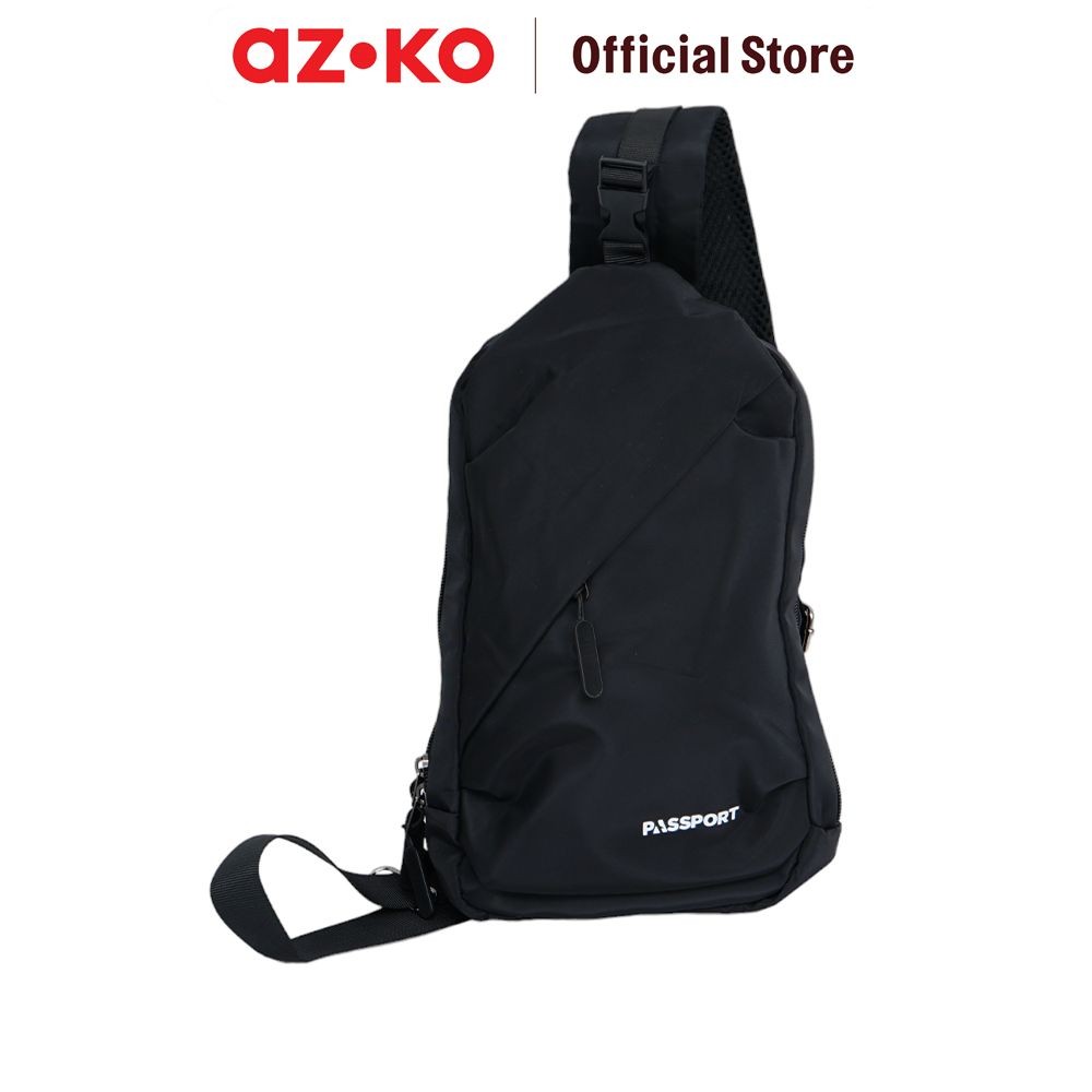 Jual AZKO Passport Stanley Tas Selempang - Hitam Sling Bag Stylish Tas ...
