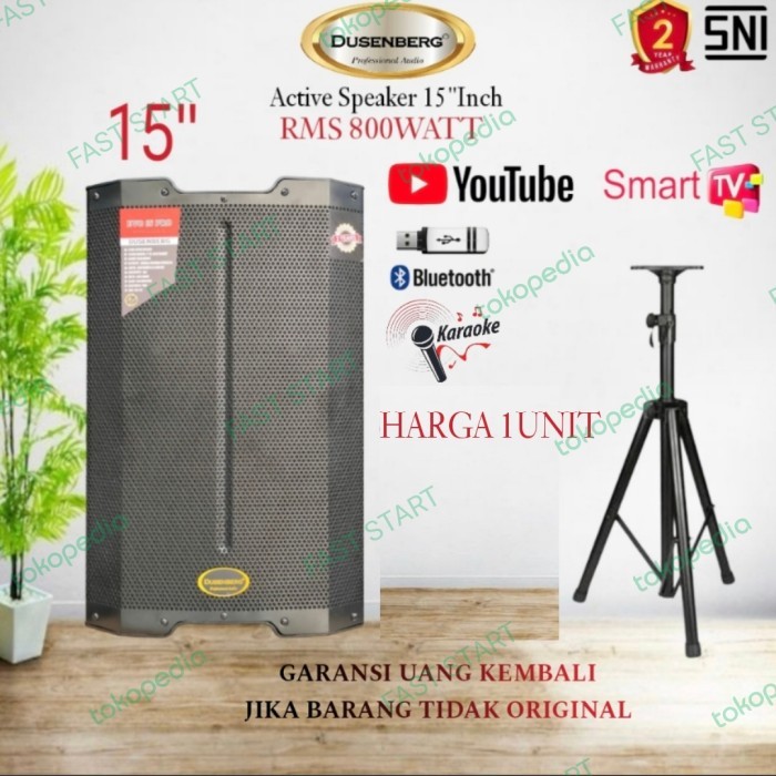 Jual Speaker Aktif EVO 15 PRO Dusenberg Original 800W 15 Inch Harga 1 Unit | Shopee Indonesia