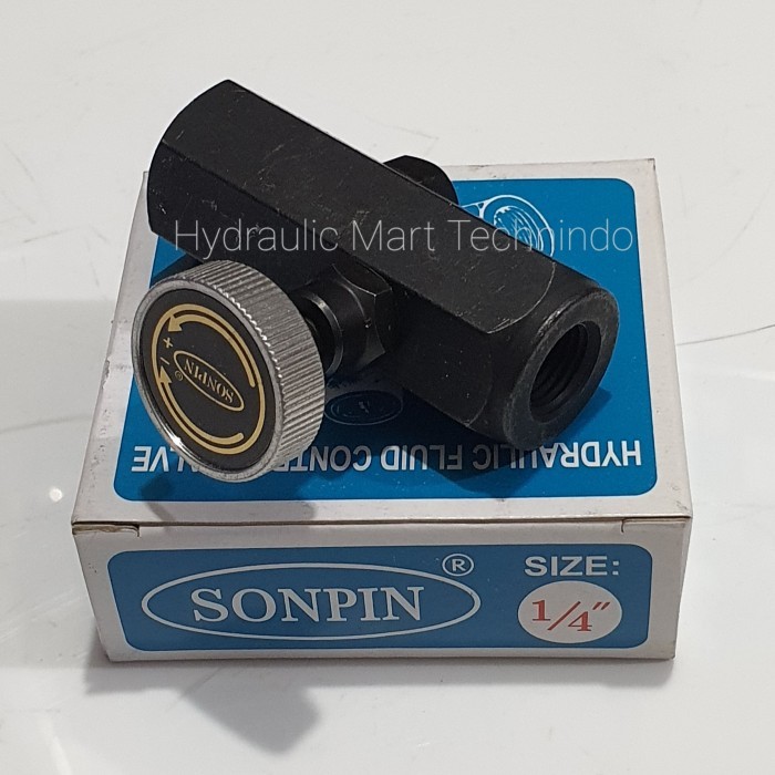 Jual hydraulic flow control hidrolik KC-02 port 1/4 SONPIN-Taiwan ...