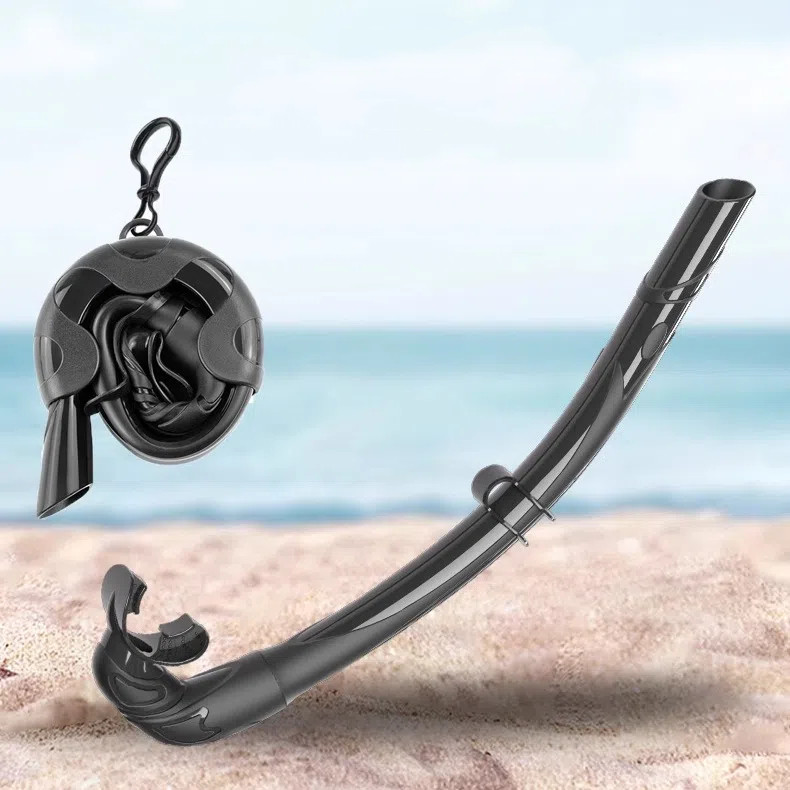 Jual Foldable Snorkel Basah Selang Silicone Snorkel Portable Snorkling ...