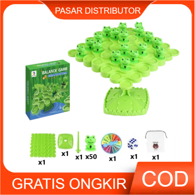 Jual Pasar Distributor TREE FROG BALANCED Mainan Edukasi Balance Game ...