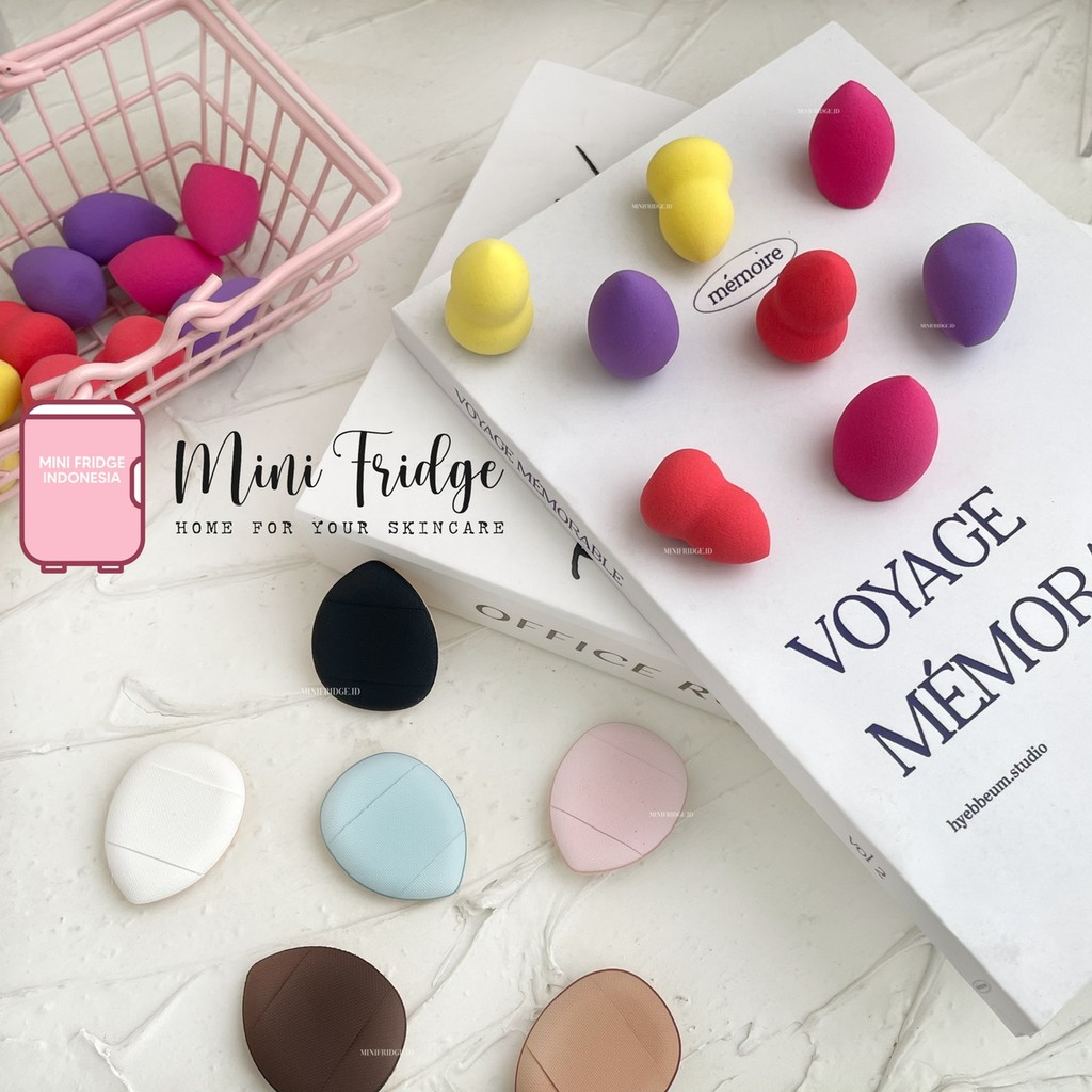 Jual [MINIFRIDGE] MINI PUFF Finger Sponge for Concealer Spons Cushion ...