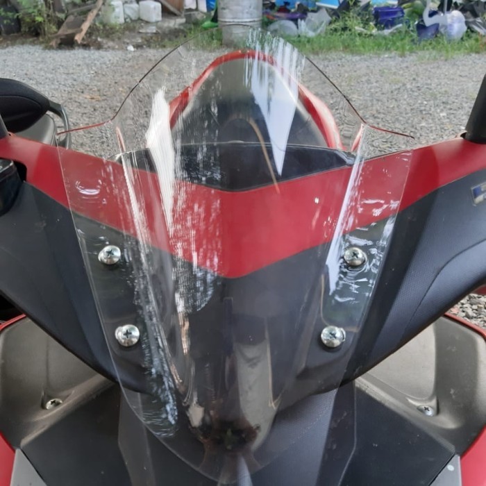 Jual Windshield Windshil Visor Sectbill Yamaha Aerox 155 Warna Smoke ...