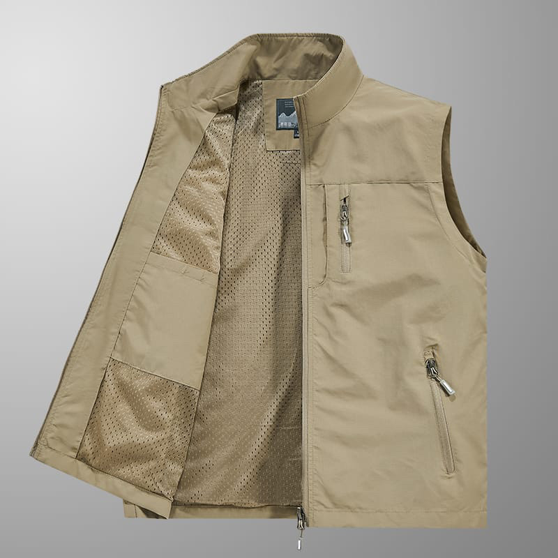 Jual Jaket Rompi Polos Rompi Pria Bahan Parasut Jaket Rompi Terbaru ...