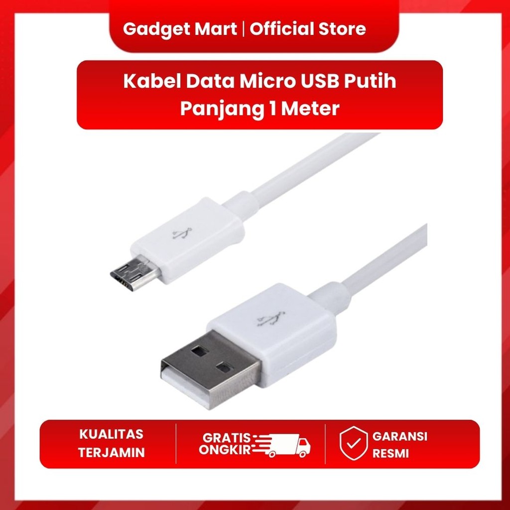 Jual Samsung Kabel Micro USB (Original Resmi Samsung) | Shopee Indonesia