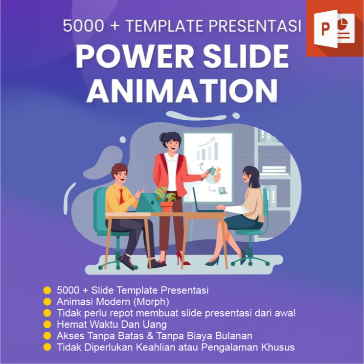 Jual POWER Slide Animation 5000+ Template Presentasi Powerpoint | Shopee Indonesia