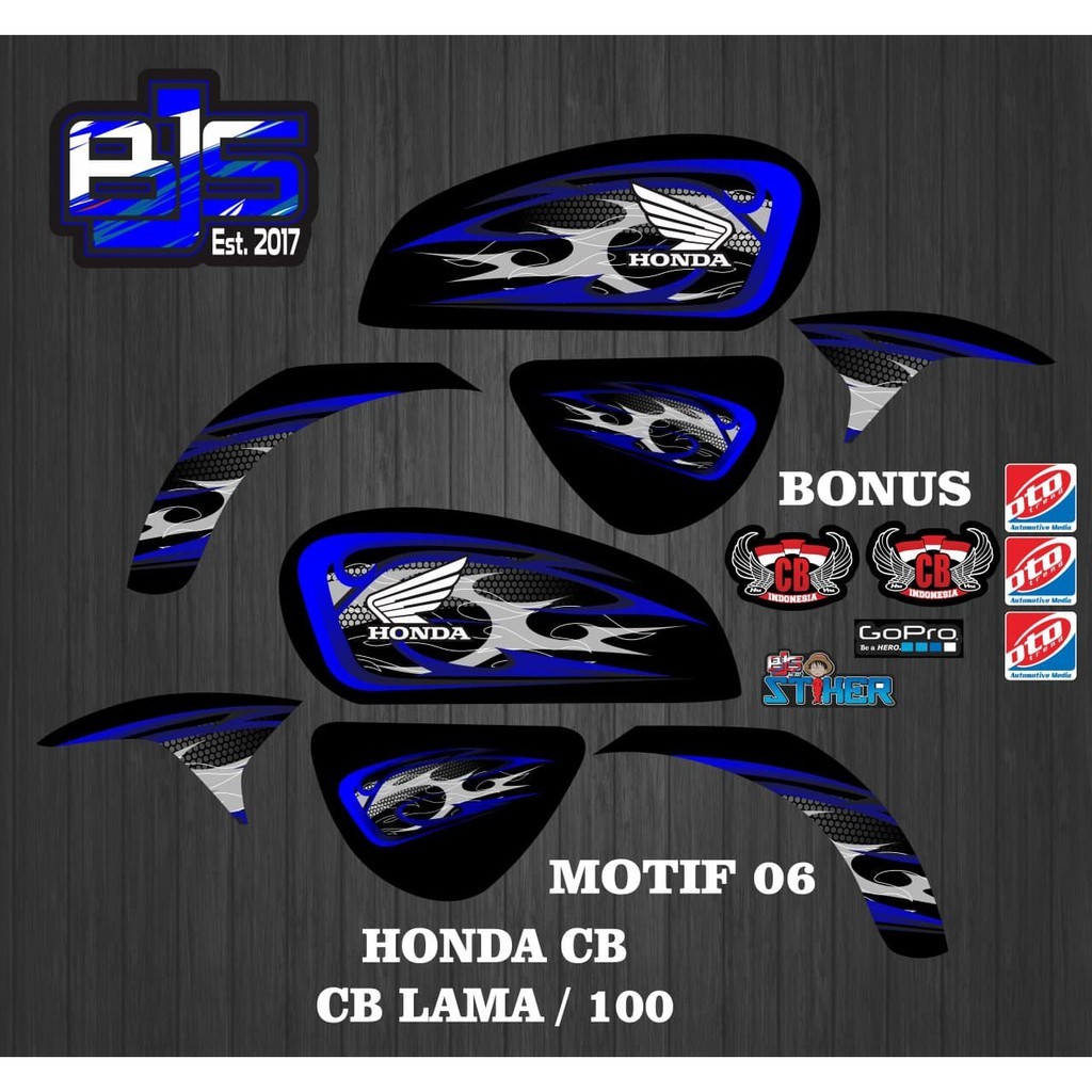 Jual Striping Cb Lawas - Stiker Decal Cb 100 Hitskece Desain Terbaru ...
