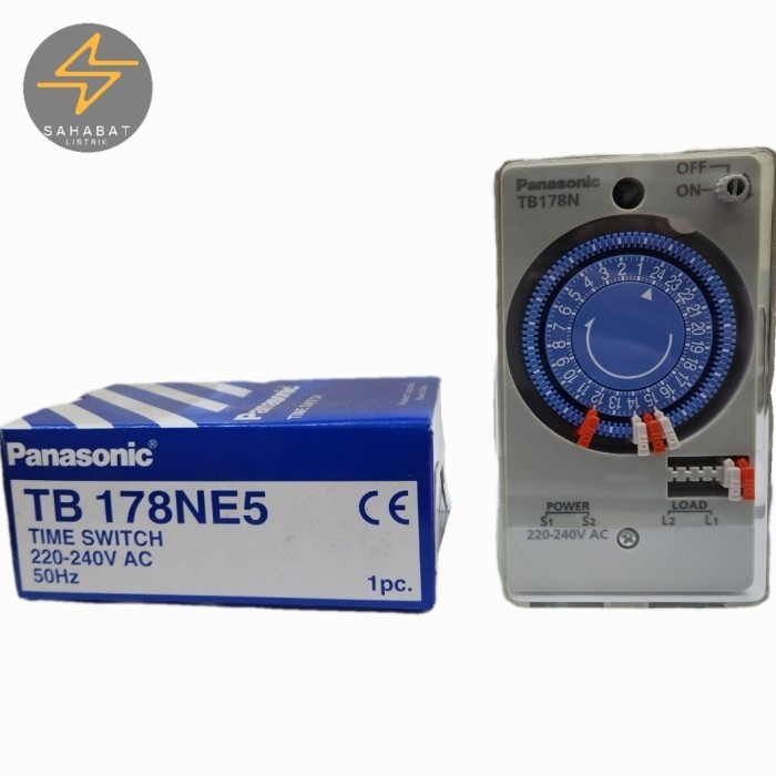 Jual PANASONIC TIMER SWITCH TB178NE5 TIMER ANALOG | Shopee Indonesia