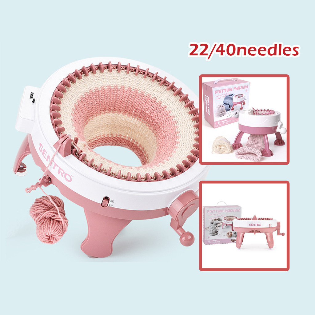 Jual Alat Rajut Otomatis Weaving Machine knitting machine Engkol Tangan ...