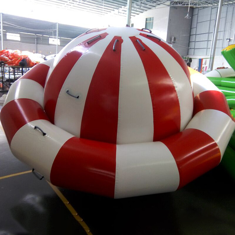 Jual Customized PVC Inflatable Crazy UFO Towable Disco Rotating Gyro ...