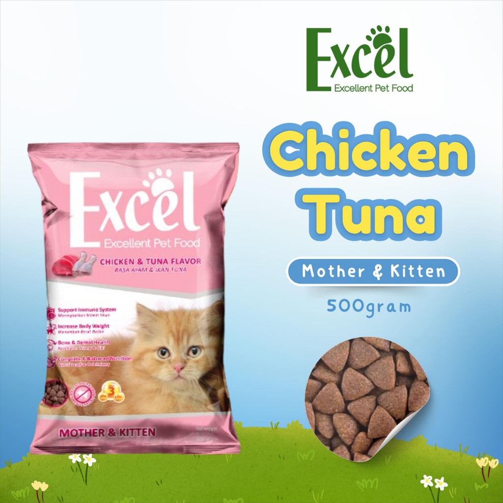 Jual EXCEL 500GR ALL VARIAN /CATFOOD KITTEN | Shopee Indonesia