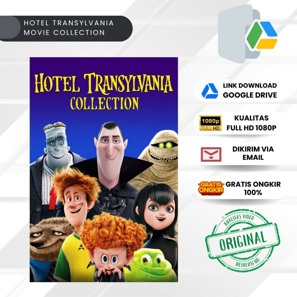 Jual FILM HOTEL TRANSYLVANIA MOVIE COLLECTION 1080P (GoogIedrive ...