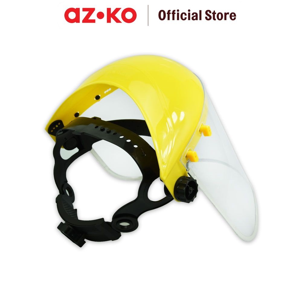 Jual AZKO Krisbow Helm Pelindung Muka - Kaca Bening Pelindung Wajah ...
