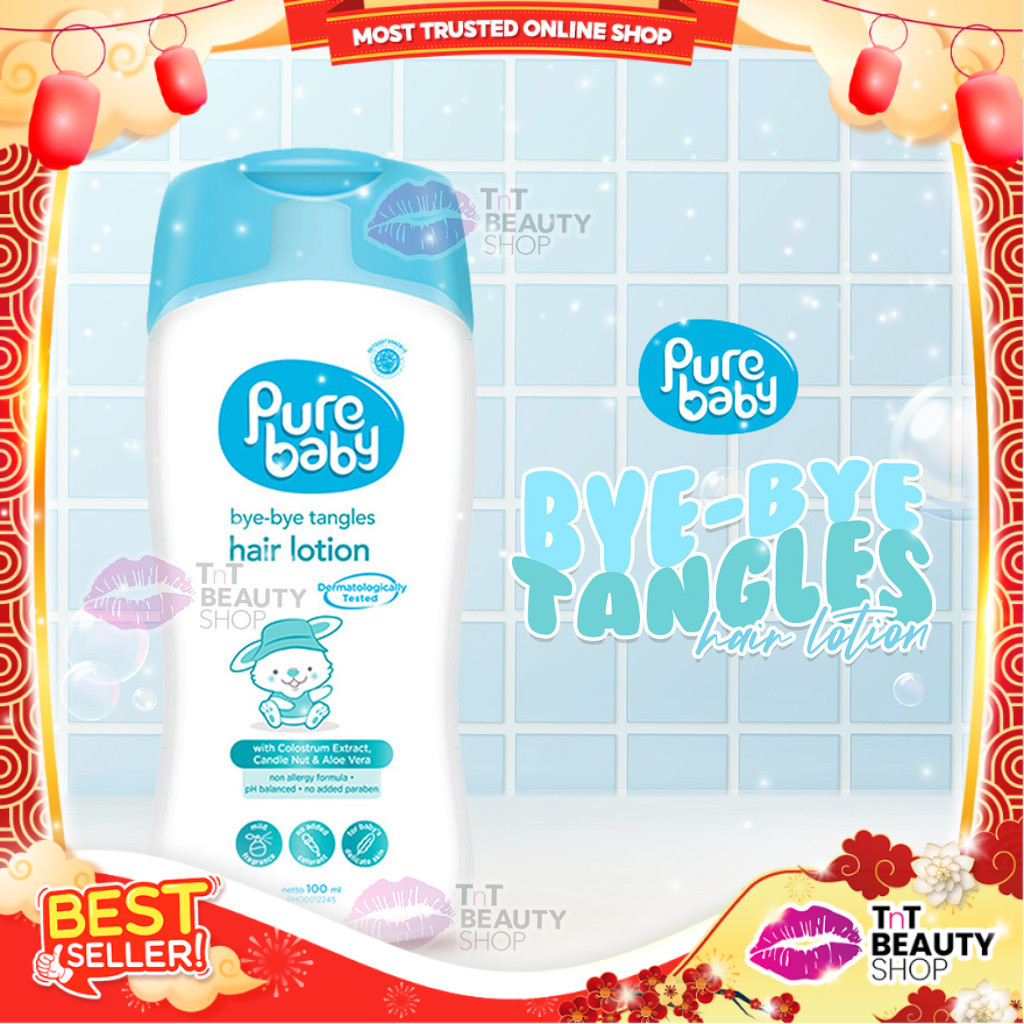 Jual Pure Baby Bye Tangles Hair Lotion 100 ml - Losion Bayi Rambut Bayi ...
