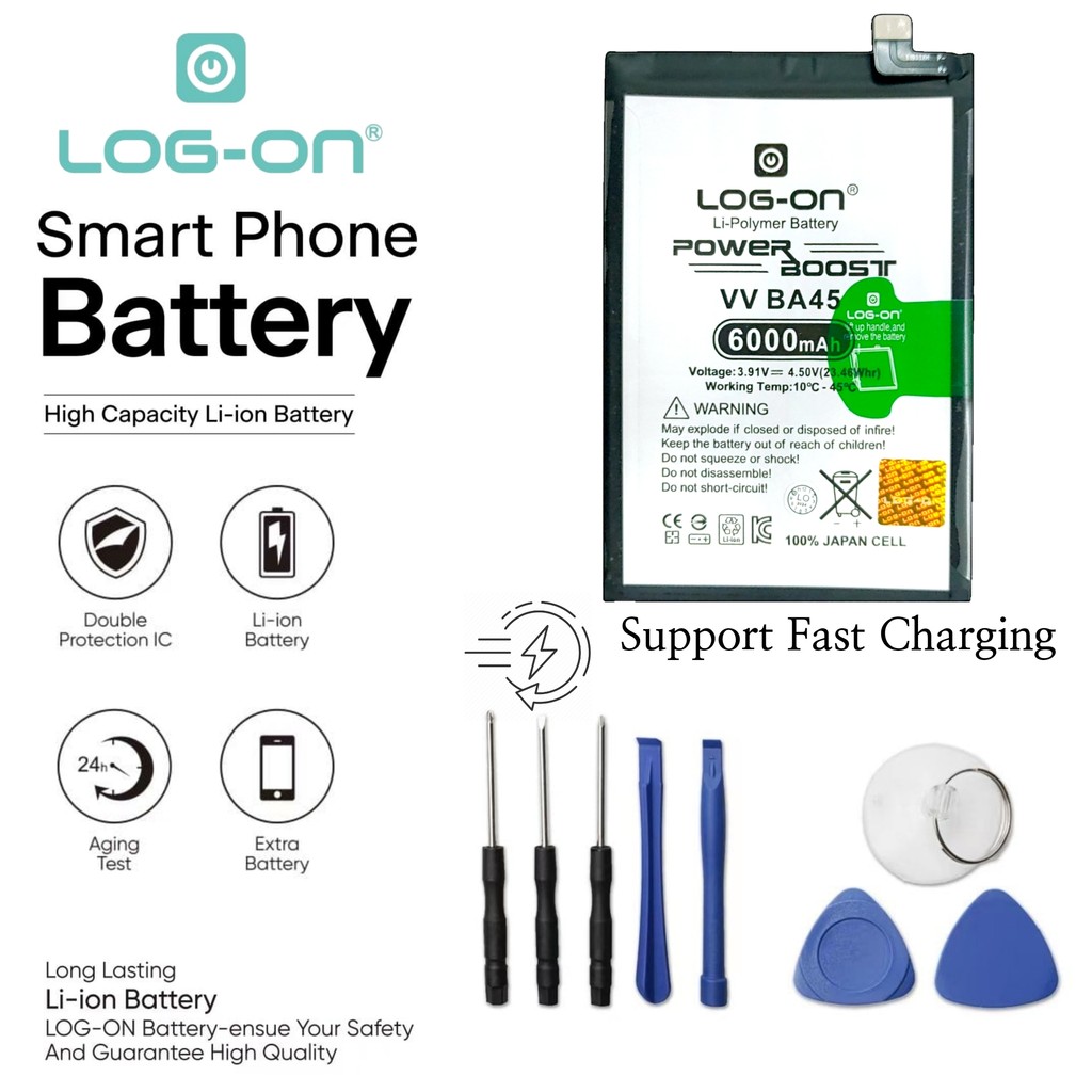 Jual Log On - BA45 Untuk Vivo Y28 4G BA-45 Support Fast Charging ...