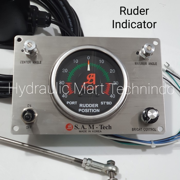 Jual Ruder indicator gauge nanometer steering kapal merk S.A.M-Tech ...