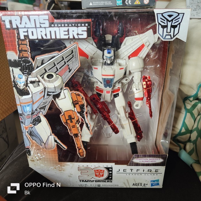 Jual Transformers G1 Jetfire Leader Class Hasbro New in box | Shopee ...