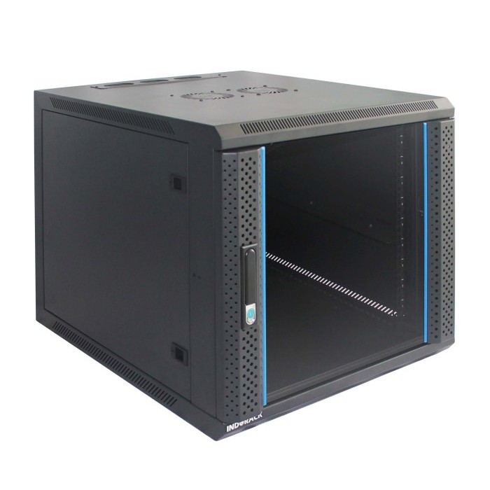 Jual Wallmount Rack INDORACK WIR7010S Glass Door Rak Server 10U Depth 700mm | Shopee Indonesia