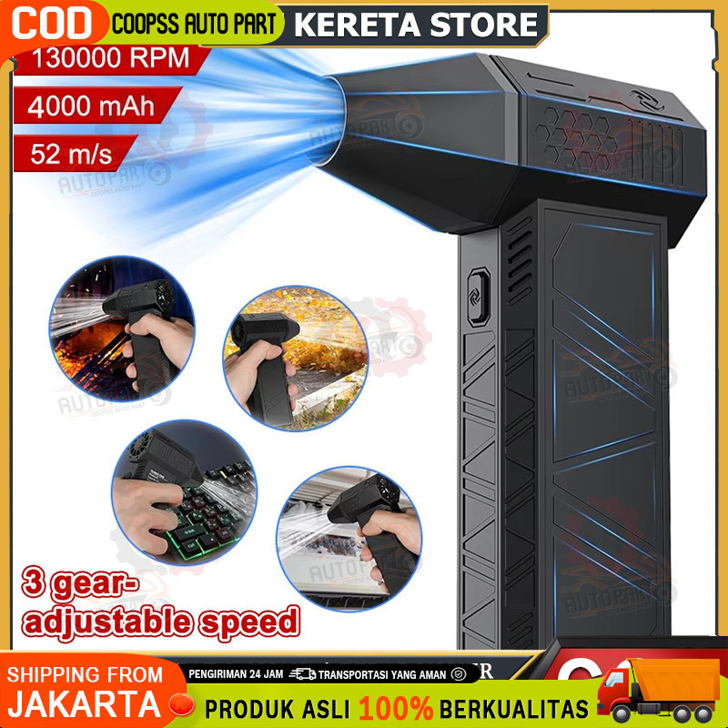 Jual Mini Turbo Jet Fan Turbo Violent Fan 52+M/S High Speed Duct Fan ...