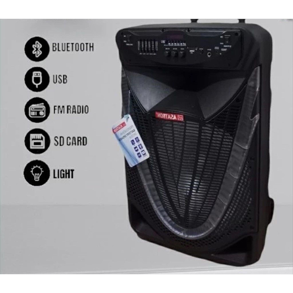 Jual ASATRON SPEAKER 15 INCHI 2 MIC DIAMOND | Shopee Indonesia