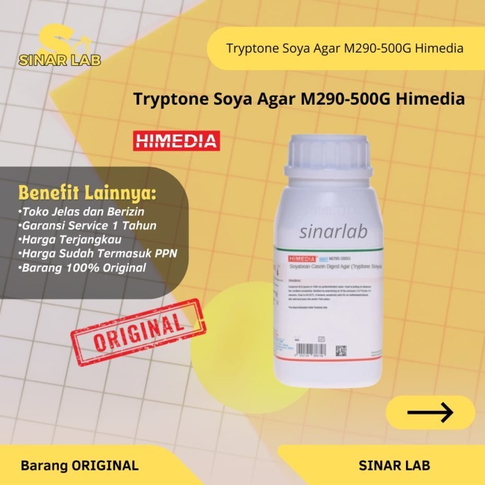 Jual Tryptone Soya Agar M290-500G Himedia | Shopee Indonesia