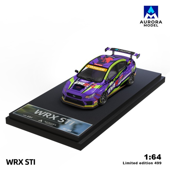 Jual Aurora Model 1:64 PANDEM Rocket Bunny Subaru WRX STI Evangelion ...