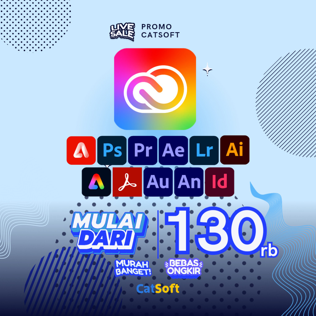 Jual Adobe CC Original Bulanan - Photoshop, Premiere, Lightroom - Mac/Windows, Garansi 1 Tahun ...