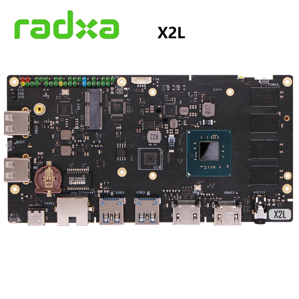Jual RADXA X2L Development Board Intel X86 combined with RPi 2040 Intel ...