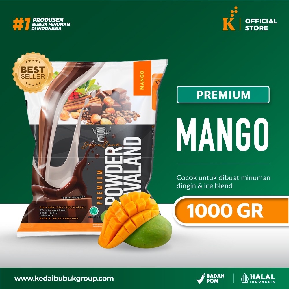 Jual Bubuk Minuman Premium Mango / Mangga Javaland Grande 1kg | Shopee ...