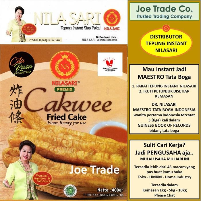Jual Tepung Cakwe 400 gr Tepung Instant Premix Cakwee Nilasari | Shopee ...