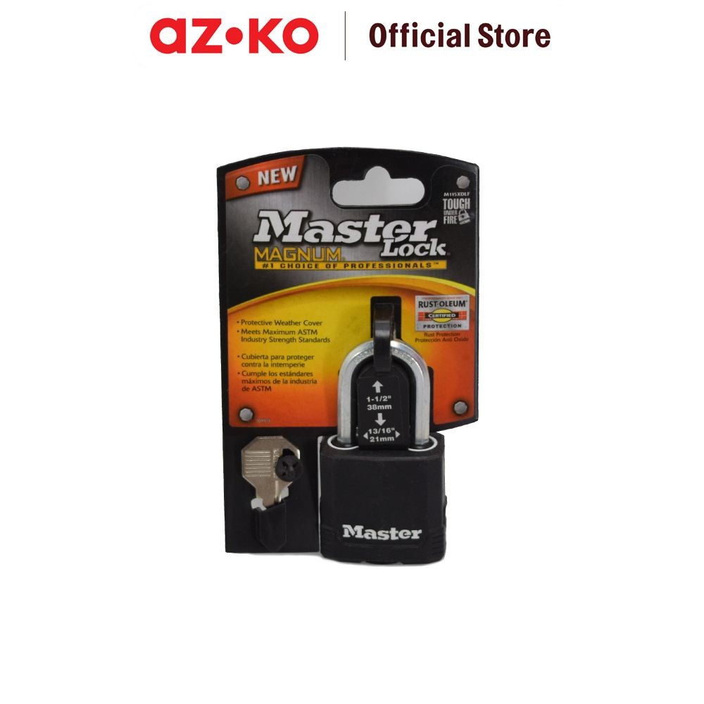 Jual AZKO Master Lock Gembok Magnum Steel Padlock Besi Gembok Pintu ...