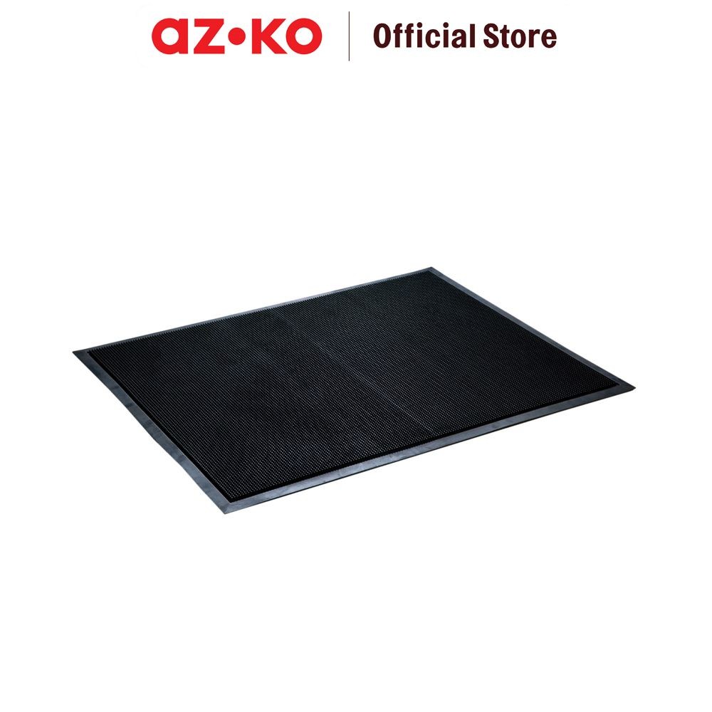Jual AZKO Krisbow 45X76 cm Keset Kamar Tidur Polyester - Hitam Door Mat ...
